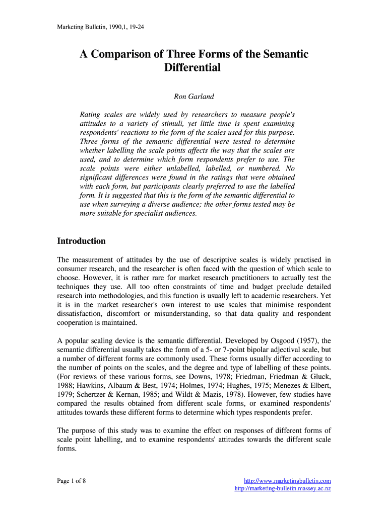 Fillable Online staff pccu edu A Comparison of Three Forms of the Semantic Fax Email Print ...