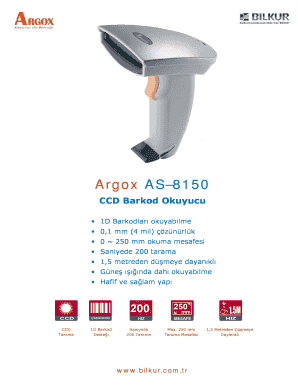 Fillable Online Argox AS-8150 Teknik zellikler Fax Email Print - pdfFiller
