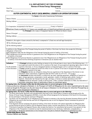 Fillable Online boem BOEM Form 2028 exp 2014doc Fax Email Print - pdfFiller