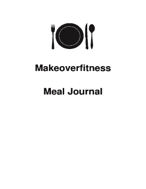 Fillable Online Food Journal Book (pdf format) Fax Email Print - pdfFiller