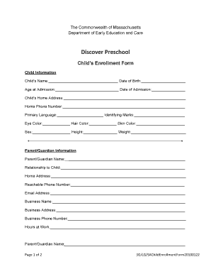 Fillable Online Age at Admission Date of Admission Fax Email Print ...