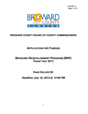 Fillable Online Exhibit 3 - bBRP Applicationb Fax Email Print - pdfFiller