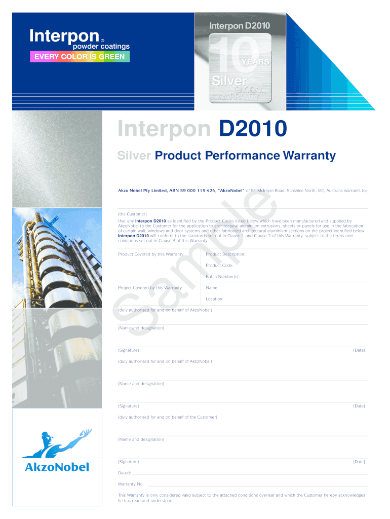 Fillable Online Interpon coatings Fax Email Print - pdfFiller