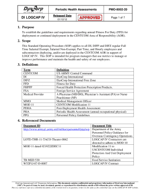 Fillable Online Periodic Health Assessments Fax Email Print - pdfFiller