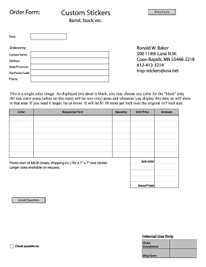 Fillable Online mn-trap Order Form Custom Stickers - mn-traporg Fax ...