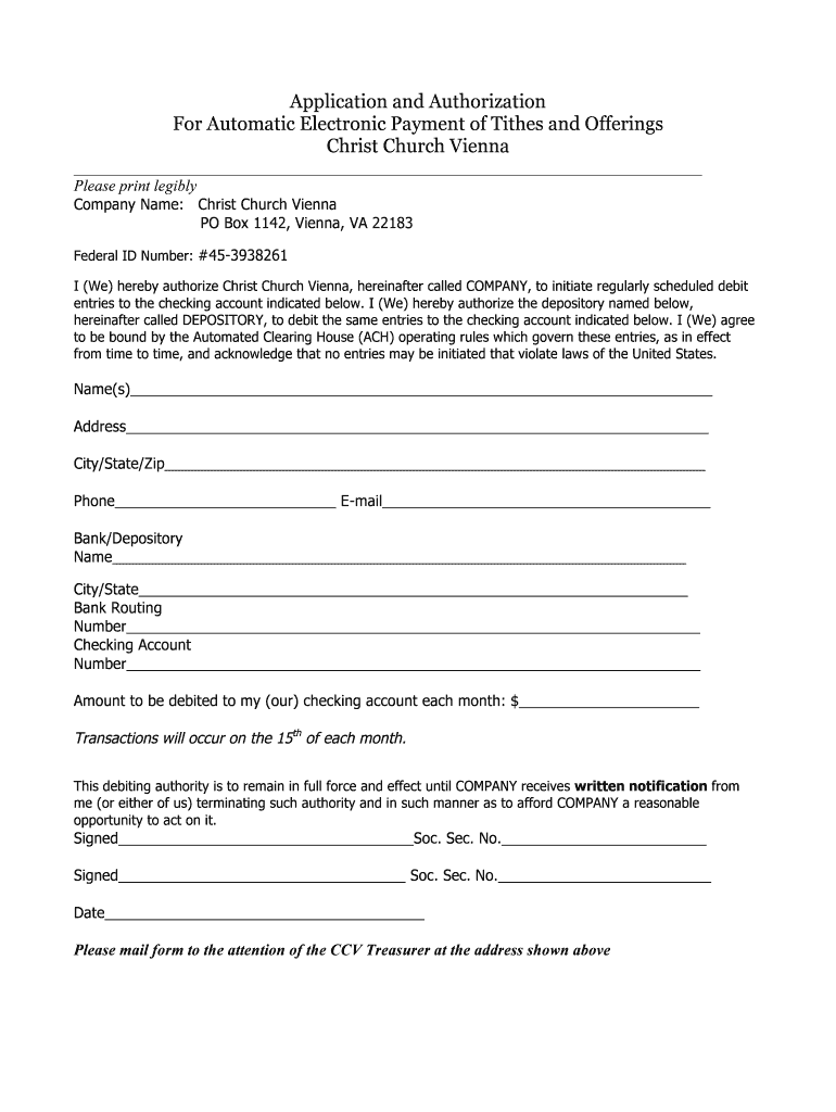Fillable Online Application and Authorization Fax Email Print - pdfFiller