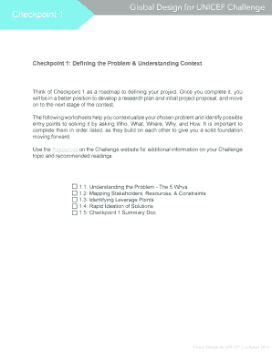 Fillable Online unicefstories Challenge Curriculum and Design ...