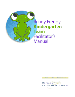 Fillable Online readyfreddy Ready Freddy Kindergarten Team Facilitators ...