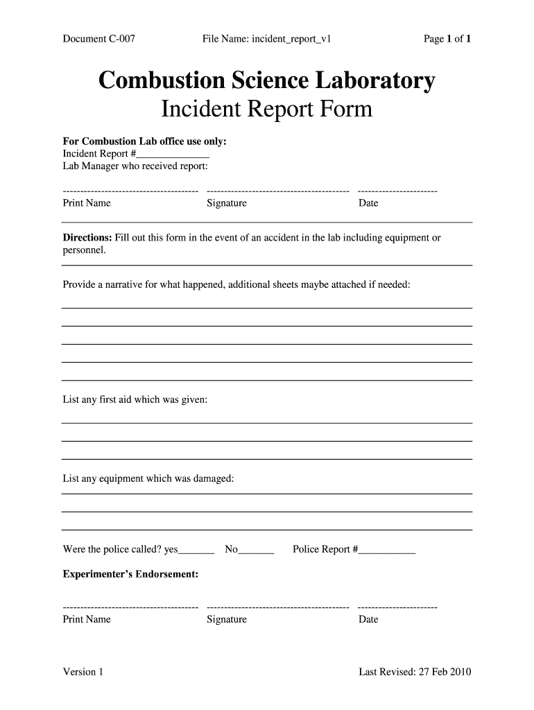 Fillable Online combustionlab wpi Combustion Science Laboratory ...