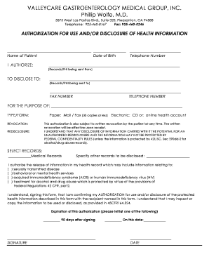 Fillable Online Medical Records Release MMR revision 5-5-15.doc Fax ...