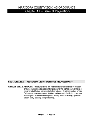 Fillable Online MARICOPA COUNTY ZONING ORDINANCE Fax Email Print ...