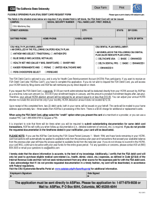 Fillable Online HCRA Debit Card Enrollment bFormb - CSUMB Home Fax ...