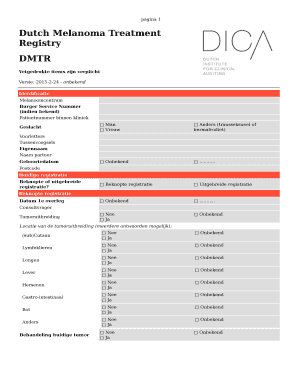 Invulbaar Online dmtr clinicalaudit Dutch Melanoma Treatment Registry ...