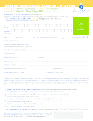 Le Rosey Summer Camp - Fill Online, Printable, Fillable, Blank | pdfFiller