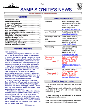 Fillable Online sampsonddg10 Sampson Newsletter - May-08 - USS Sampson DDG-10 Fax Email Print ...