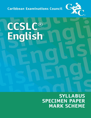 Ccslc English Past Papers - Fill Online, Printable, Fillable, Blank ...