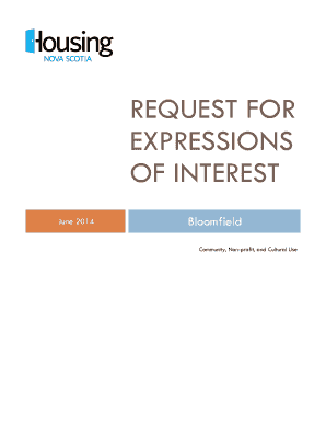 Fillable Online foco Request for expressions of interest - Federation Of Community ... - foco ...