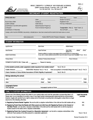Fillable Online NEW REGISTRATION FORM DEC 2014 Fax Email Print - pdfFiller