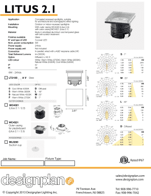Fillable Online concealed recessed spotlights, suitable Fax Email Print ...