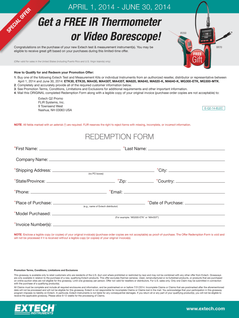Fillable Online Get a FREE IR Thermometer Fax Email Print - pdfFiller