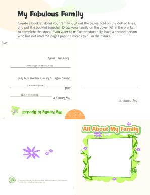 Fillable Online My Fabulous Family - LeapFrog Fax Email Print - pdfFiller
