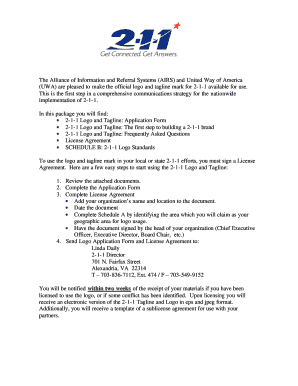 Fillable Online 211 2-1-1 logoapp - 211info Fax Email Print - pdfFiller