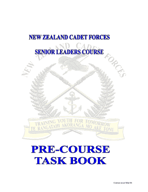 Fillable Online atc22sqn x10 Senior Leaders Course Pre Course Study ...