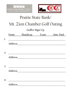 Fillable Online mtzionchamber The golf sign up sheet. - Mt. Zion ...