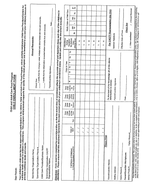 Fillable Online noahsarknh Child and Adult Care Food Program CHILD ...