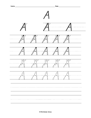 Fillable Online DNealian Manuscript Letters A-B Worksheets for ...