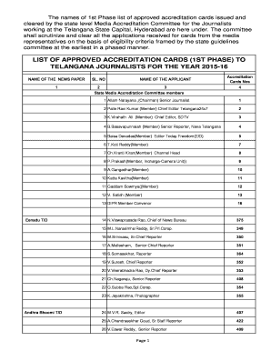 Fillable Online The names of 1st Phase list of approved accreditation ...