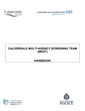 Fillable Online (mast) handbook - Calderdale Children's Social Care ...
