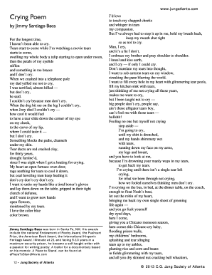 Fillable Online Crying Poem Fax Email Print - pdfFiller