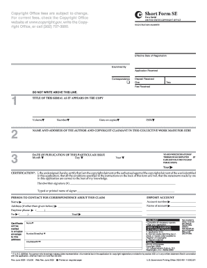 Fillable Online Form SE Short - IP Research Plus Fax Email Print ...