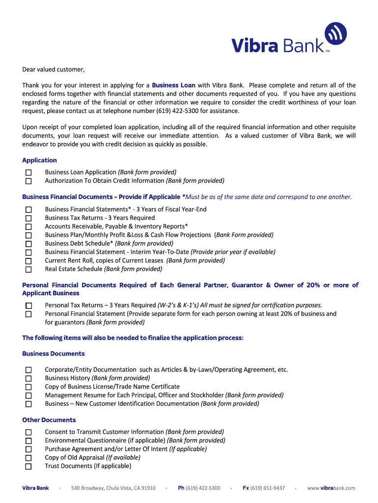 Fillable Online Business Loan Application Fax Email Print - pdfFiller