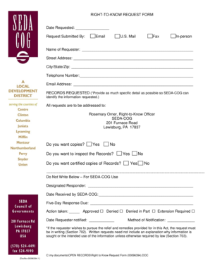 Fillable Online seda-cog Right to Know Request Form - Seda Cog - seda ...