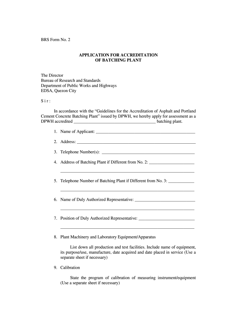 Brs Form No 2 2020-2022 - Fill and Sign Printable Template Online | US ...
