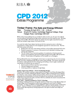 Fillable Online Timber Frame Fire Safe and Energy Efficient Fax Email ...