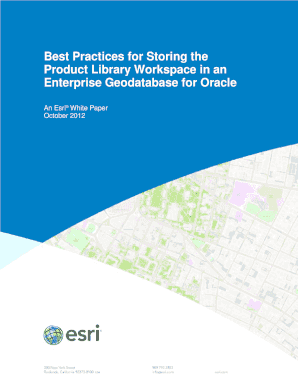 Fillable Online Best Practices for Storing the Product Library ...