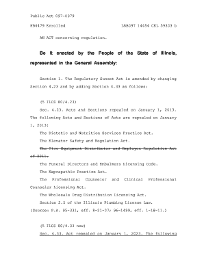 Fillable Online ilga LetterBill 124 - Illinois General Assembly Fax ...