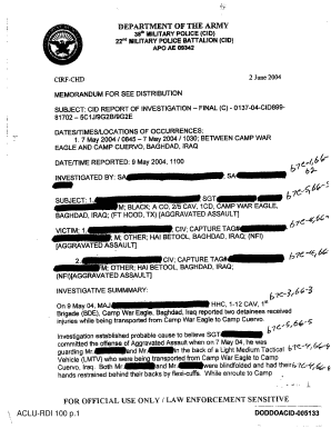 Fillable Online thetorturedatabase 38th MILITARY POLICE (CID ...