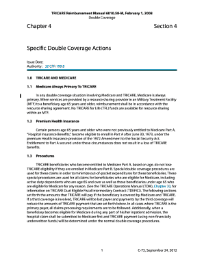 Fillable Online manuals tricare osd (TRICARE Reimbursement Manual (TRM ...