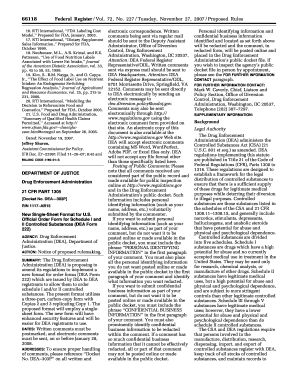 Fillable Online 11-27-2007--(PR)-72-FR-66118- New Single-Sheet Format ...