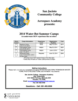 Fillable Online sanjac Registration Form - San Jacinto College Fax ...