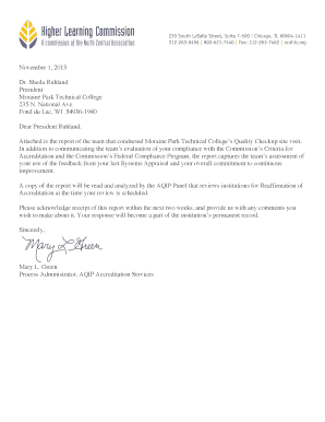 Fillable Online libs morainepark Form Letters3 - Moraine Park Technical ...