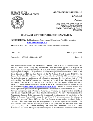 Fillable Online SAF/MR 1660 Air Force - AF.mil Fax Email Print - pdfFiller