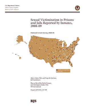 Fillable Online bjs Sexual Victimization in Prisons Fax Email Print ...