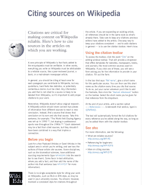 Fillable Online upload wikimedia Citing sources on Wikipedia Fax Email ...