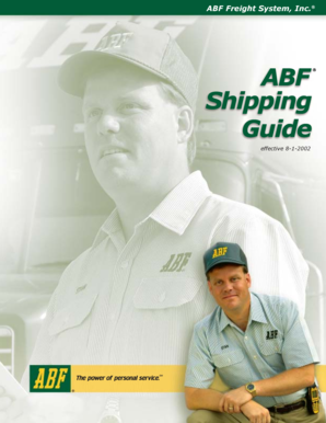 Fillable Online ShpGuide Revised 02-01-03.qxd - ABF Freight System, Inc ...