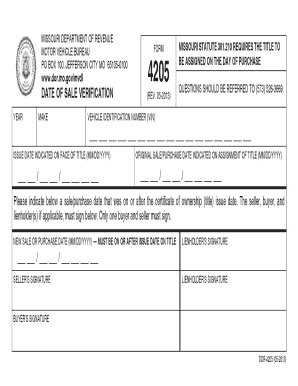 Fillable Online 4205 BE ASSIGNED ON THE DAY OF PURCHASE - formupack Fax ...